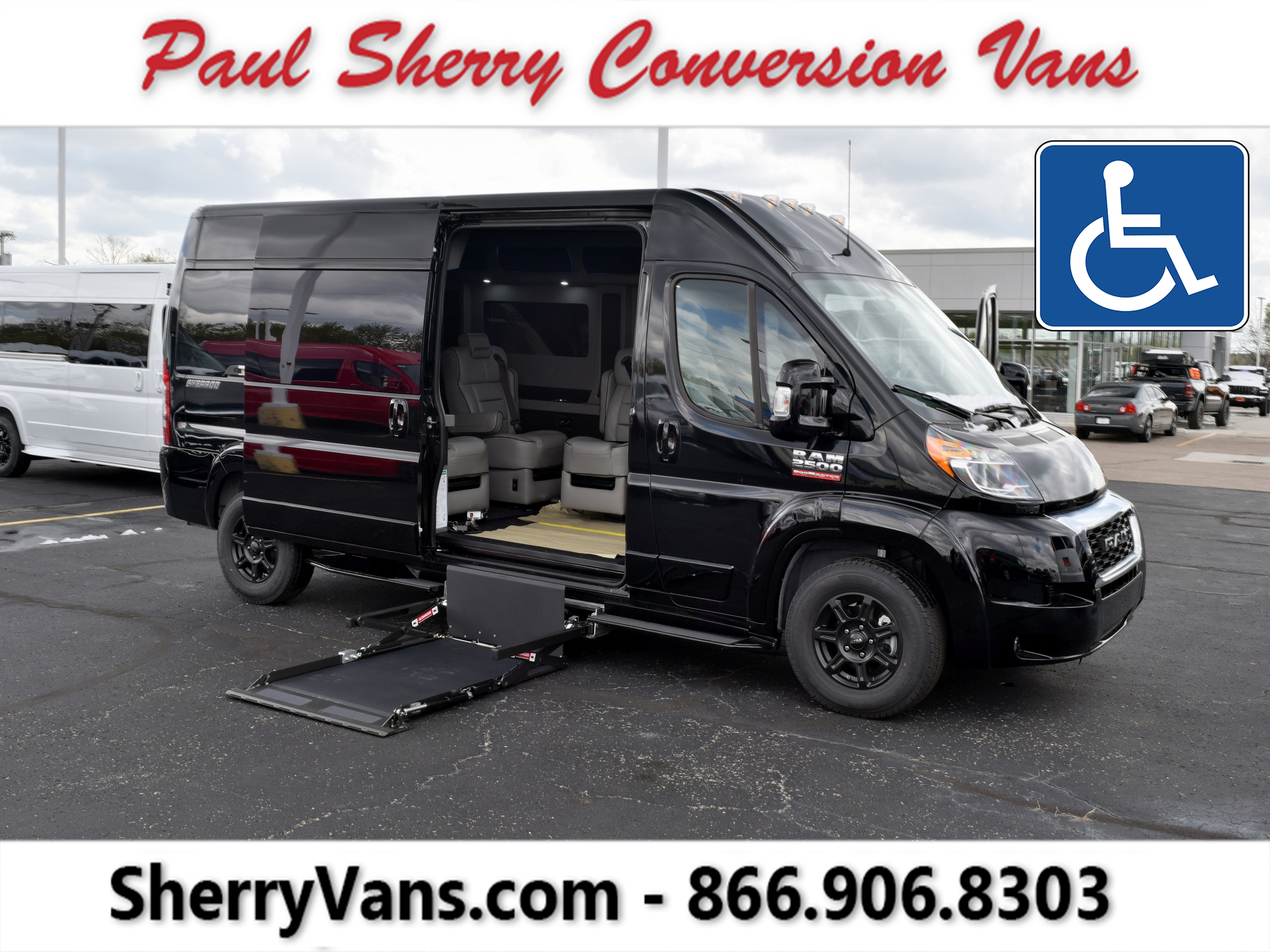 2020 Ram Conversion Van – Sherry Vans Mobility | 29916T | Conversion ...
