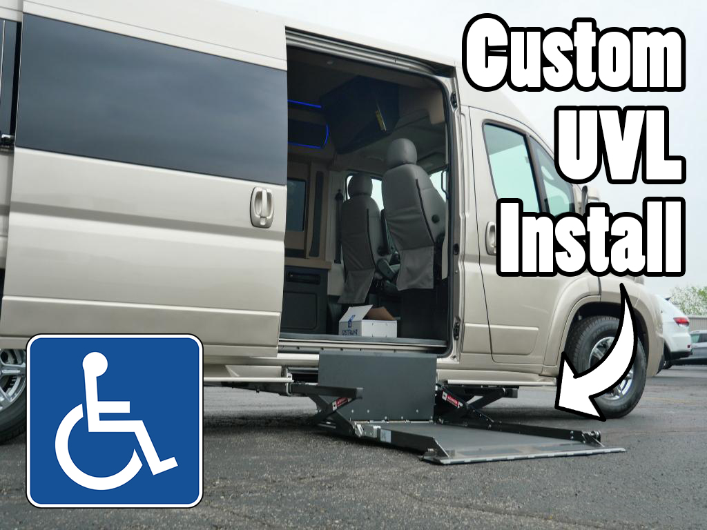 Custom Order UVL Ram ProMaster Mobility Van | Paul Sherry Conversion Vans